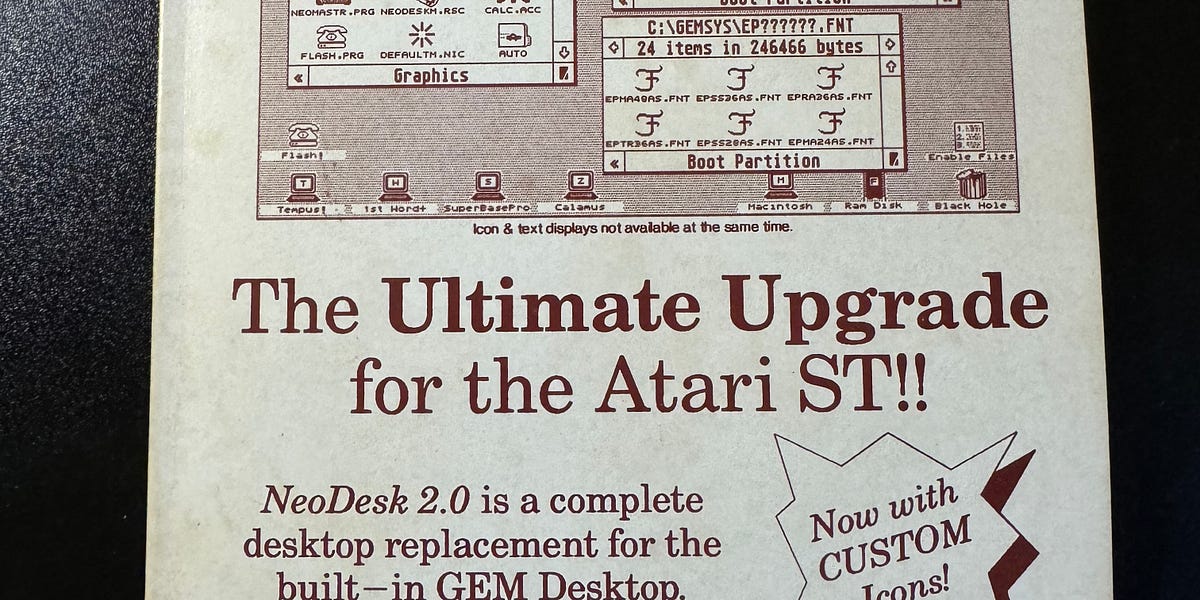 NeoDesk, the Desktop Alternative for the Atari ST