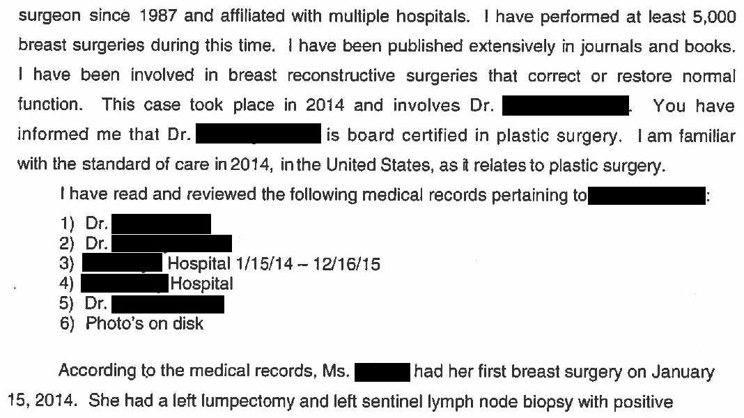 Enterococcal Breast Infection [Surgical Complication]