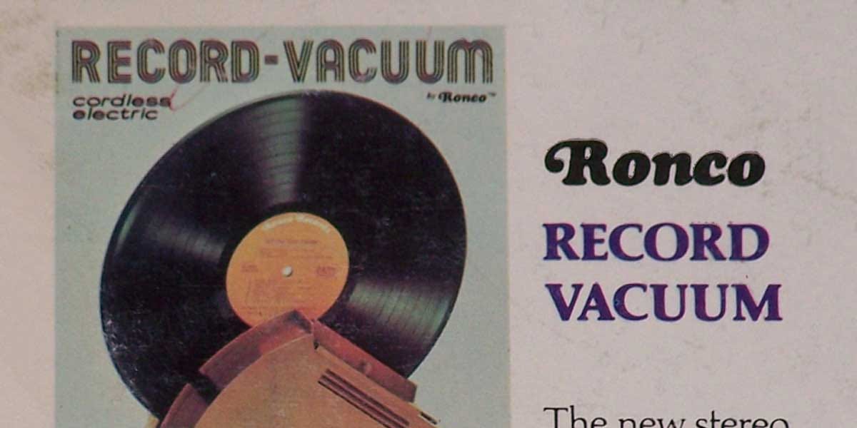 Protect your Records with the Record Vacuum By Ronco