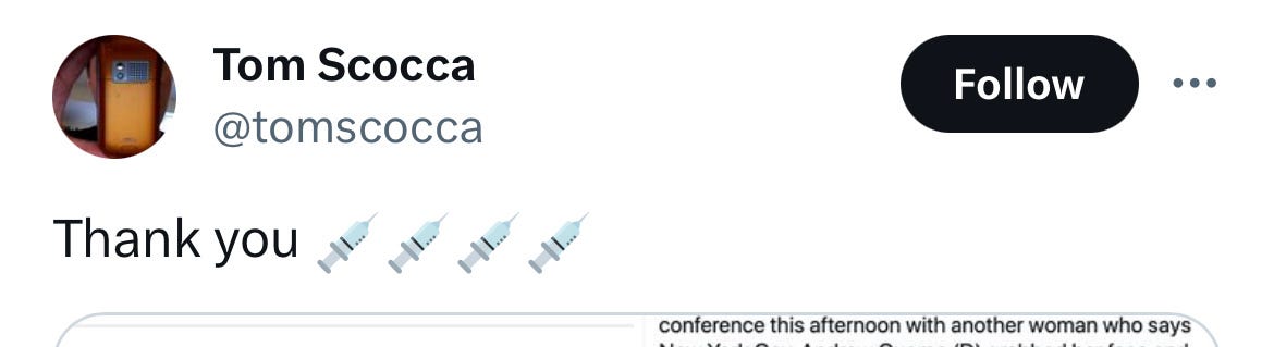 On the mysterious case of Tom Scocca - by Alex Berenson