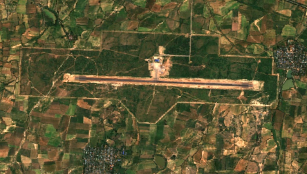 Pakkoku Airfield - major military construction.