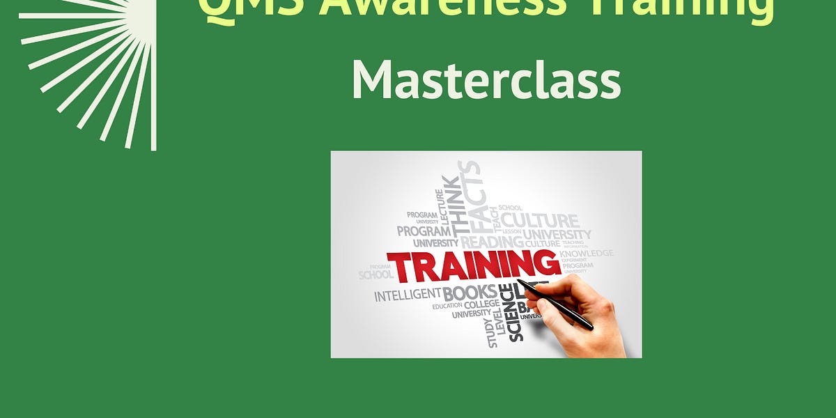 Creating Effective QMS Awareness Training