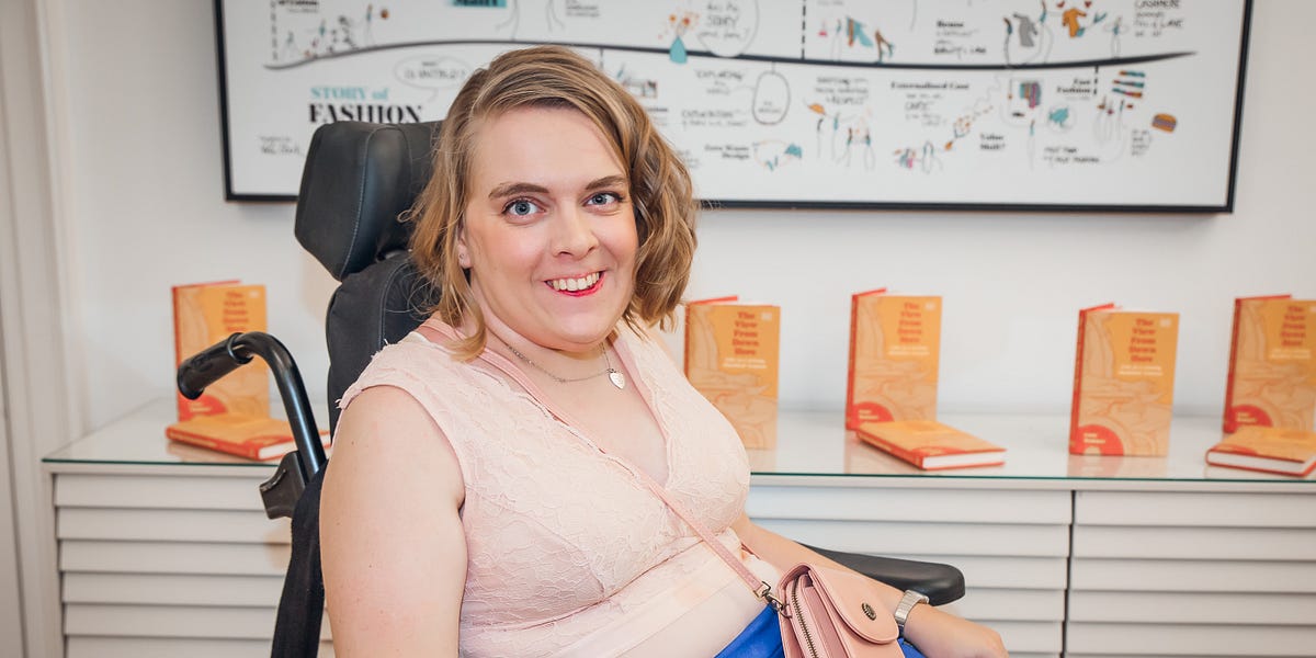 About the book - by Lucy Webster - The View From Down Here