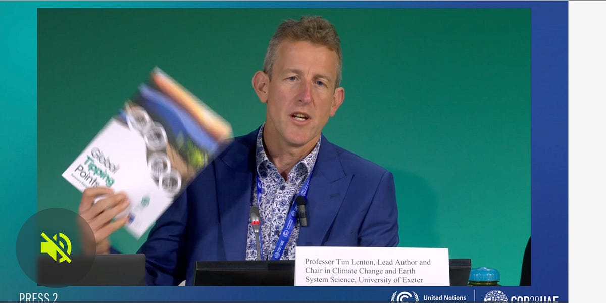 It's tough to be Tim Lenton - by Susan Crawford