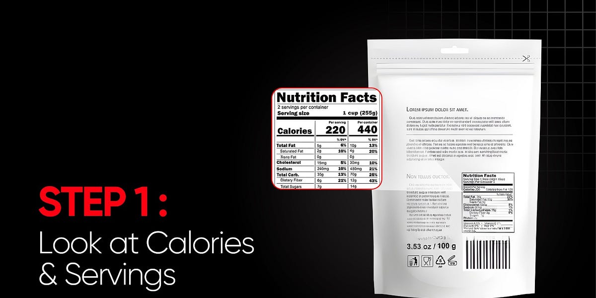 How to read food labels in supermarkets?