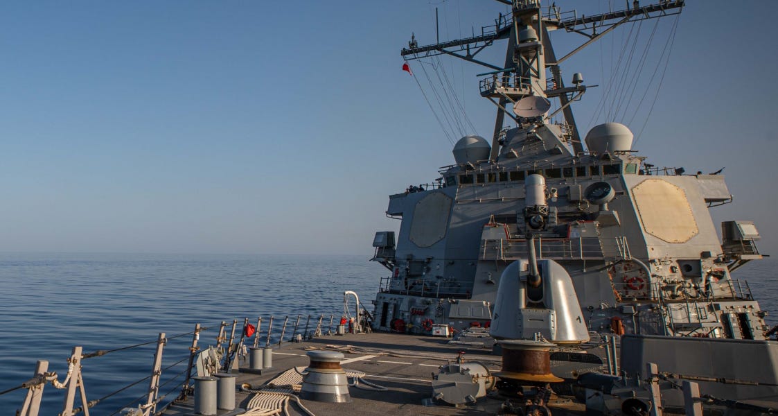 US Destroyer Intercepts An Additional 14 Drones Over Red Sea