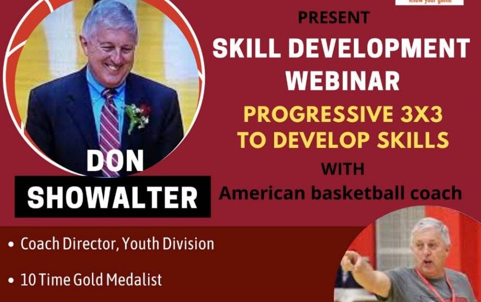 USAB's Don Showalter conducts 3x3 clinic for Indian Coaches