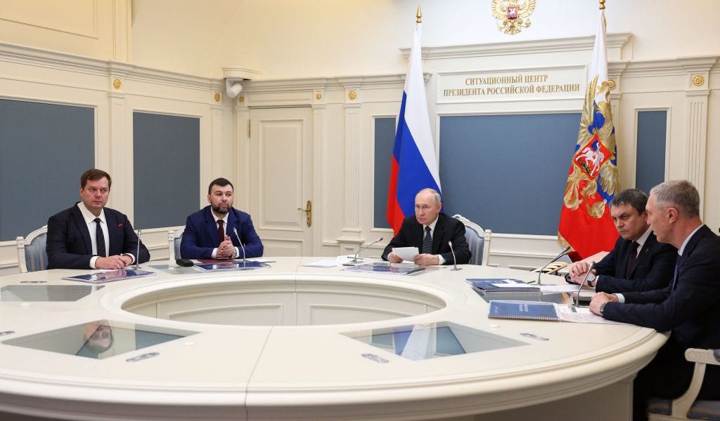 In a Bunker in Lugansk, Just Outside of Moscow