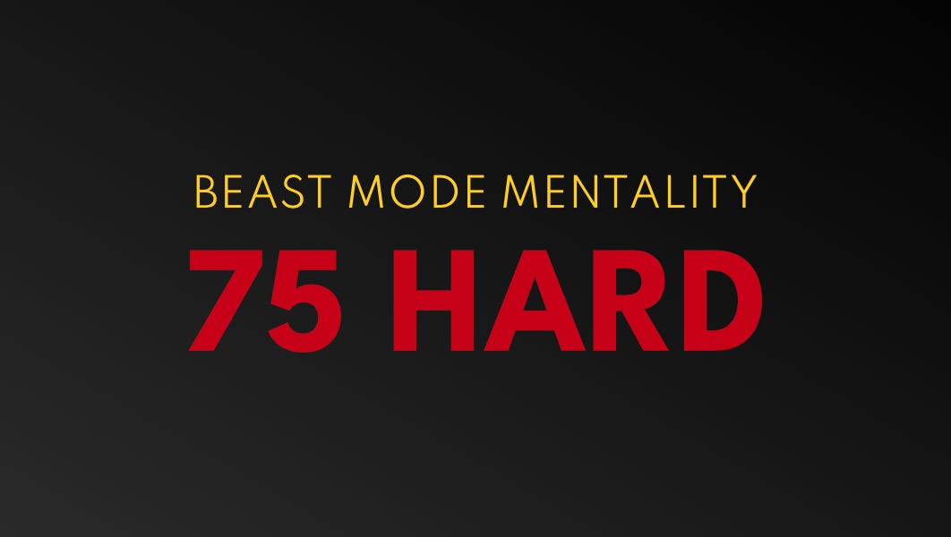 75 Hard Journal - by Terrance Xin - Why I Keep Going