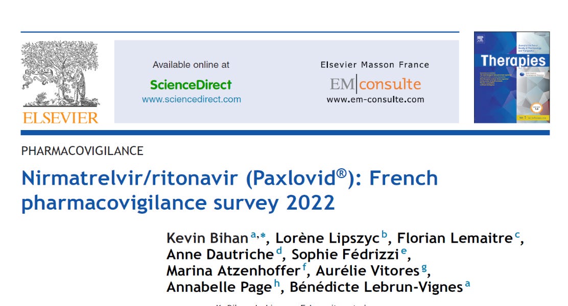 Real World Safety Data Indicate Drug-Drug Interactions with Paxlovid ...