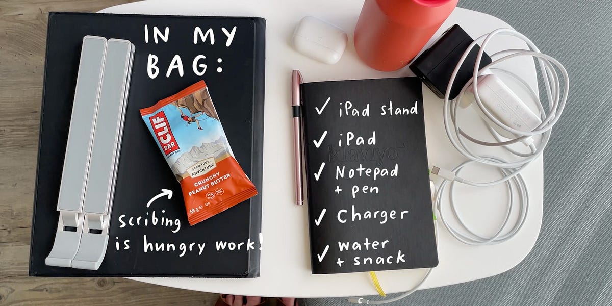 What's in ya drawing bag? - by Katie Chappell