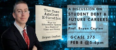 Me at NYU - by Bryan Caplan - Bet On It