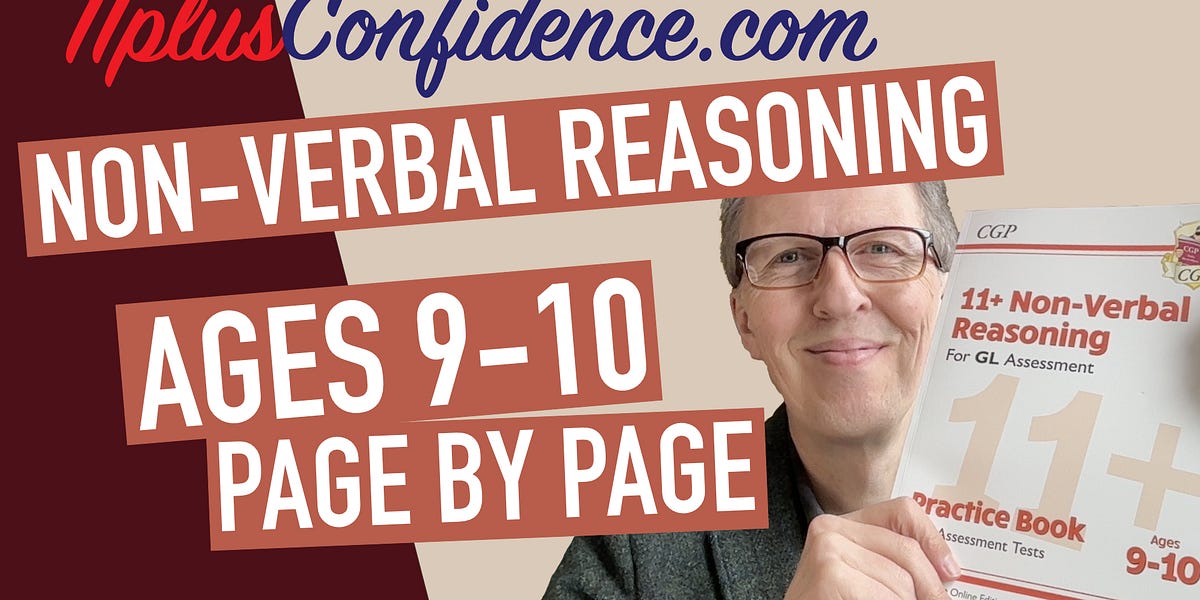 Non-Verbal Reasoning - 11+ Confidence with Paul Fricker