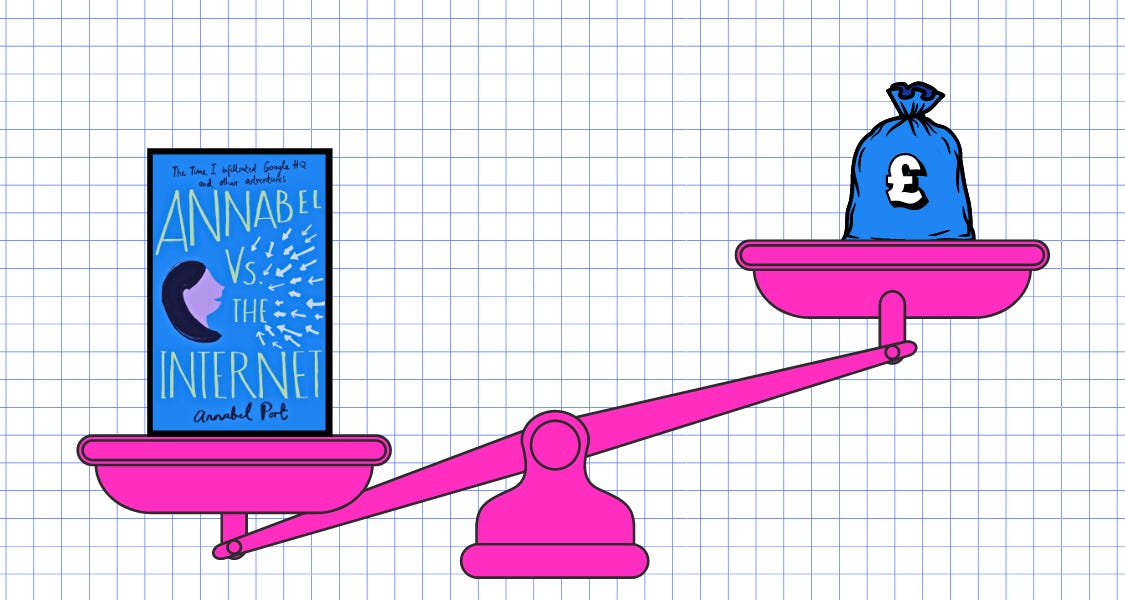 How much money I made from my book - by Annabel Port