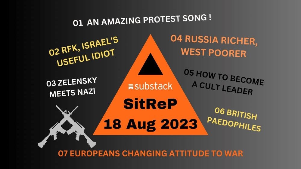 Substack SitRep: 18 August 2023 - Russia, Niger and Pakistan