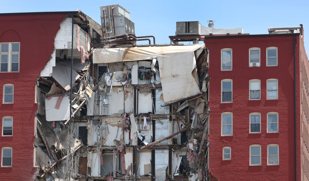 When a Building Falls Who Gets to Be Saved? - by lyz