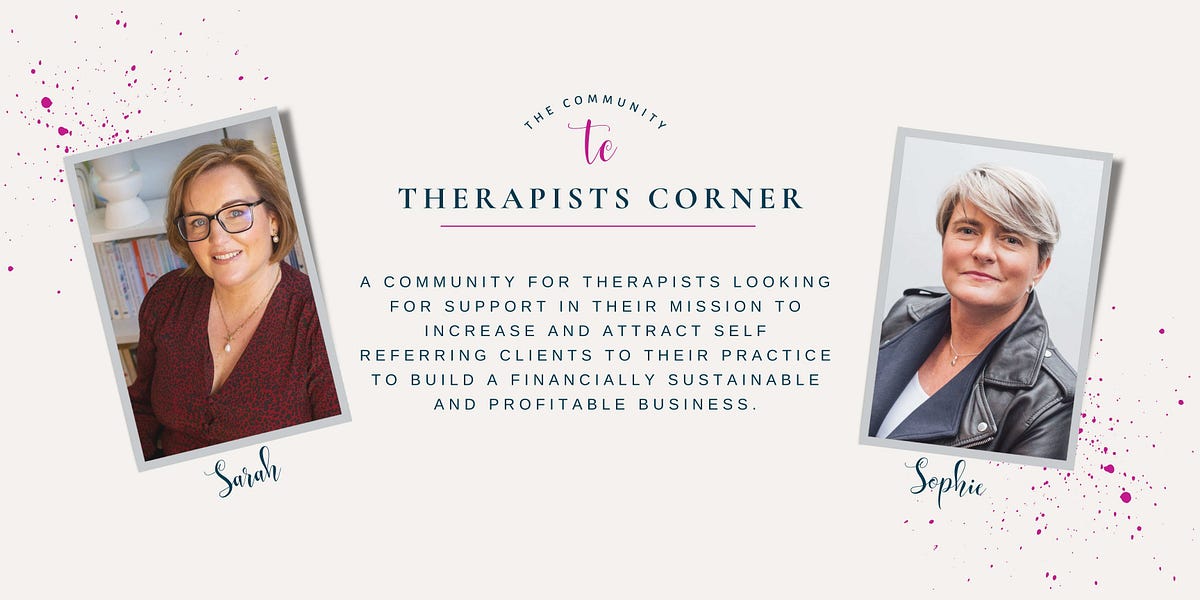 Understanding 'Therapist Corner' The Private Practice Community"