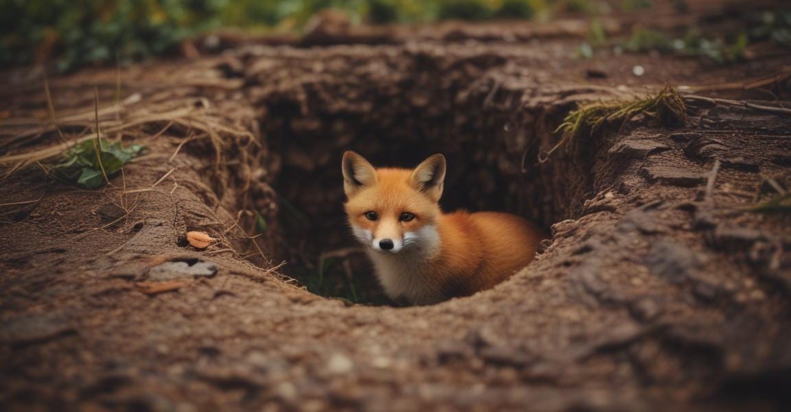 Stuck At In a Fox Hole - by Stanley Wotring