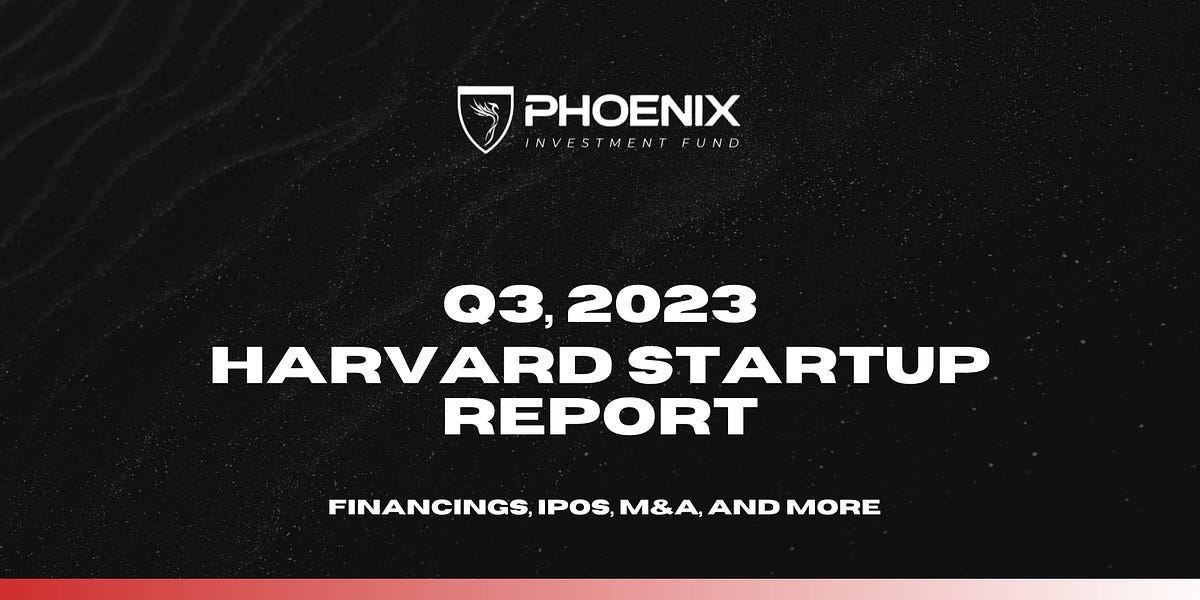 Q3, 2023 Harvard Startup Report - by Devon Triplett