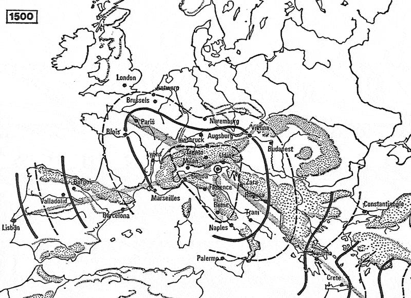 Historical maps probably helped cause World War I