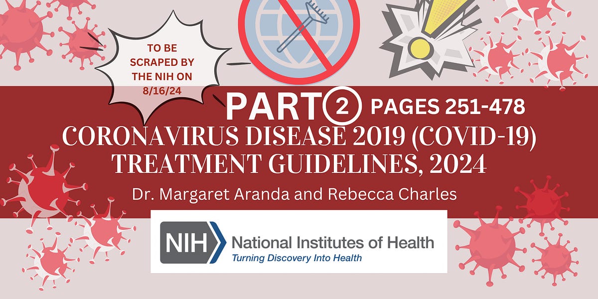 Part 2: 2024 NIH Coronavirus Disease 2019 (COVID-19) Treatment ...