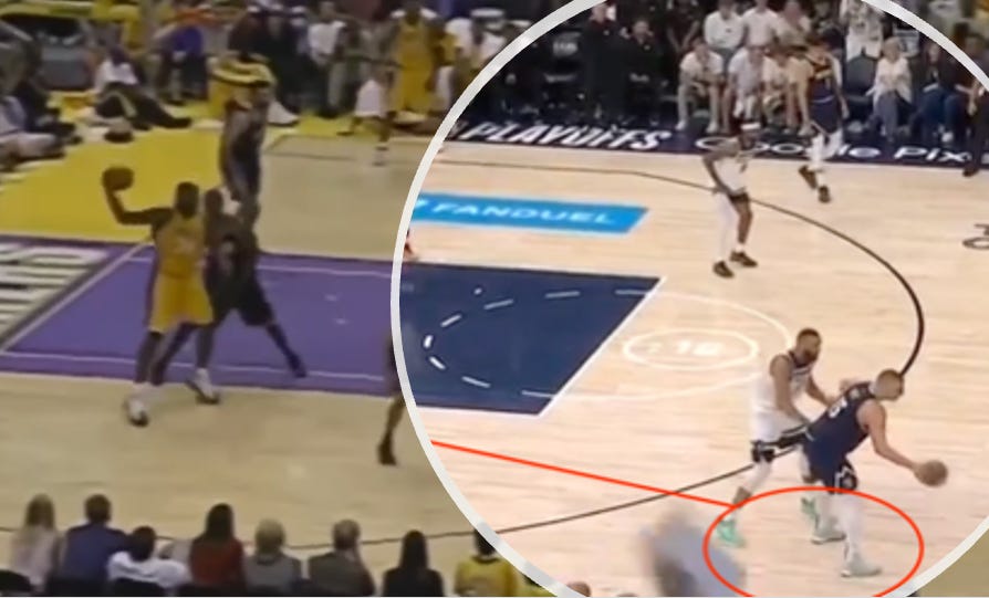 Introducing: The 3-point Nikola Jokic Post-up