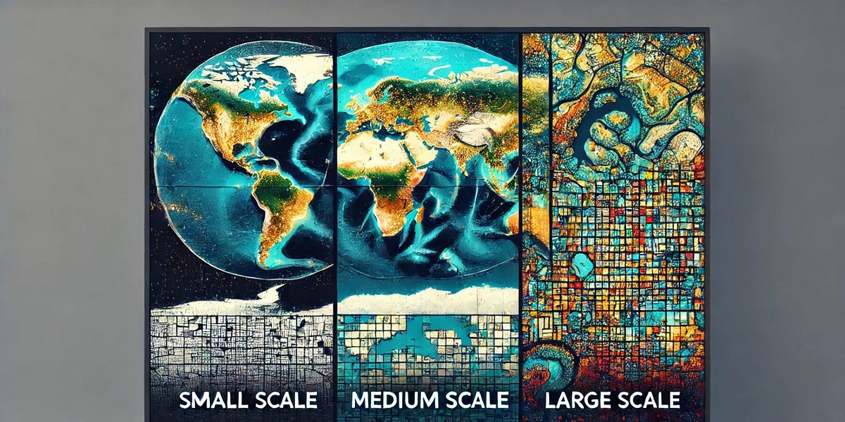 Small Scale vs. Large Scale in GIS: Understanding Extent and Detail