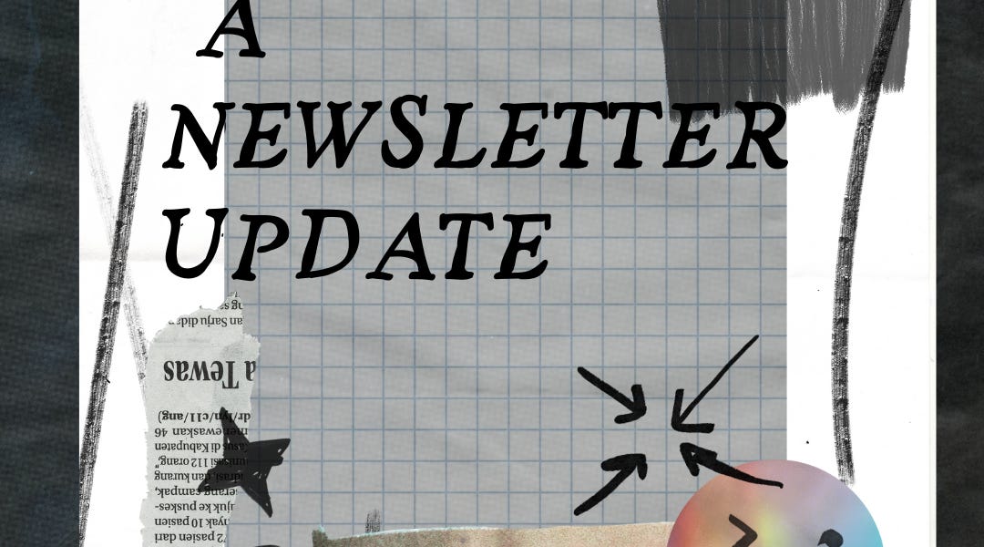 A Newsletter Update - Violet Clair - The Newsletter