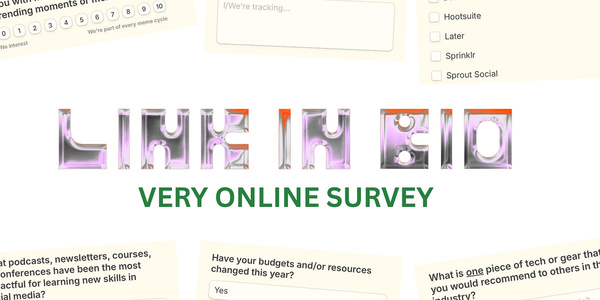 Introducing Link in Bio's Very Online Survey