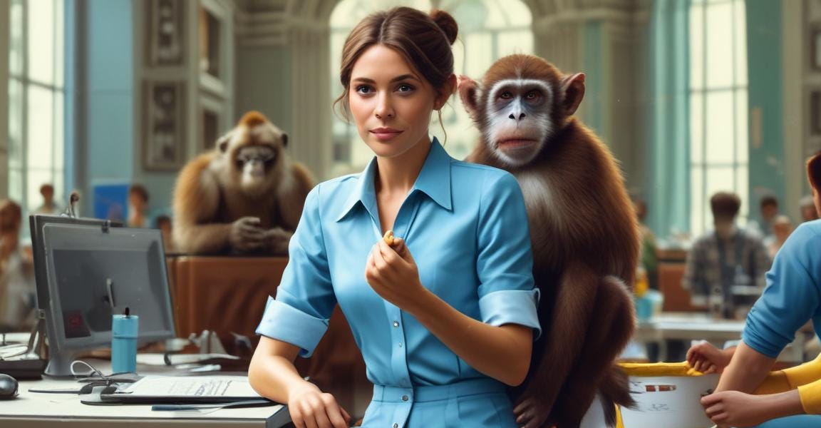 Monkey On The Back - by Benedikt Kantus