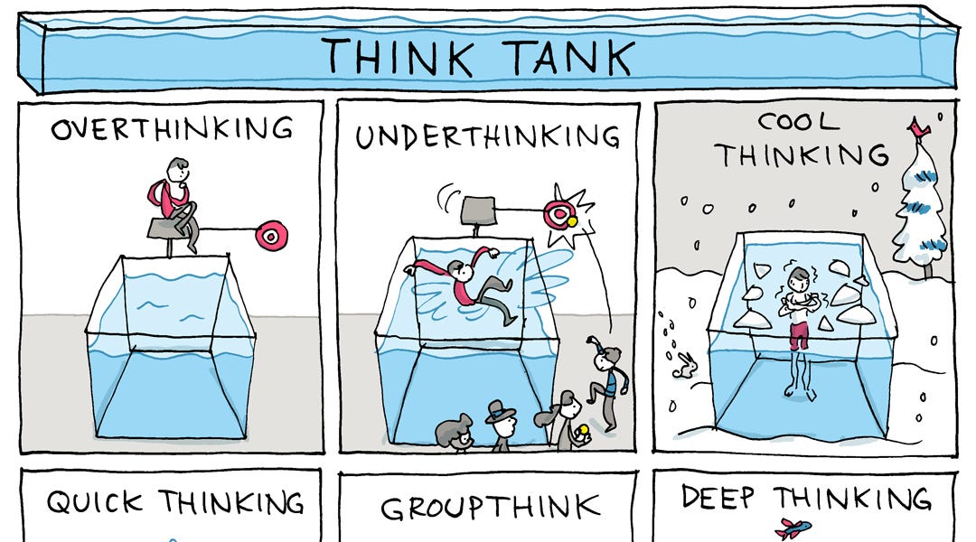 Think Tank - by Grant Snider - Incidental Comics