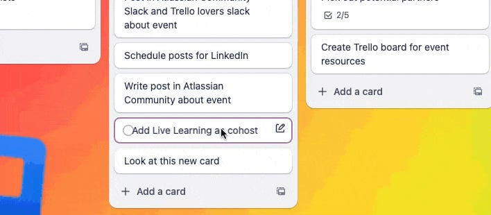 What's this green check on my Trello cards?