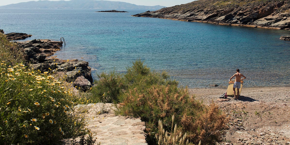 Kythnos in Spring: Empty Beaches, Wildflowers & Thermal Springs in Greece