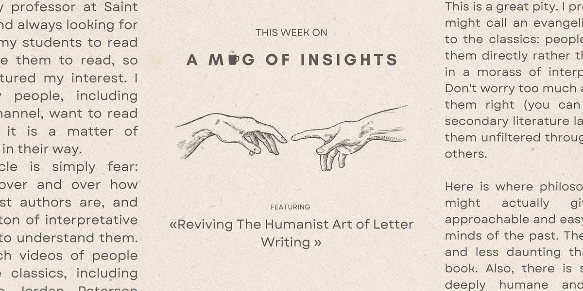 Reviving The Humanist Art of Letter Writing: A New Vision for This ...