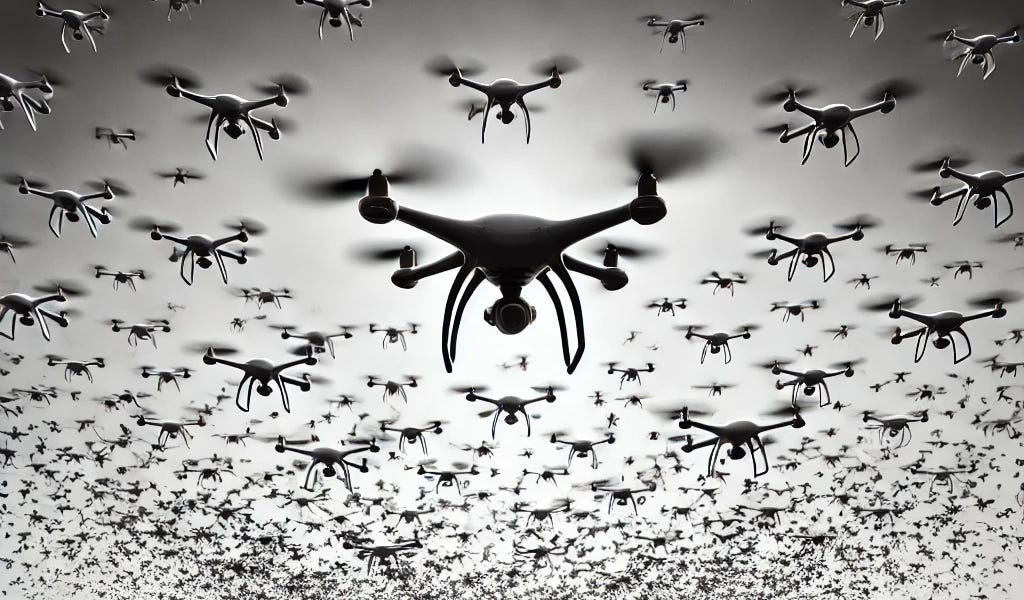 Imagining Drone Swarm Attacks on Civilian Targets