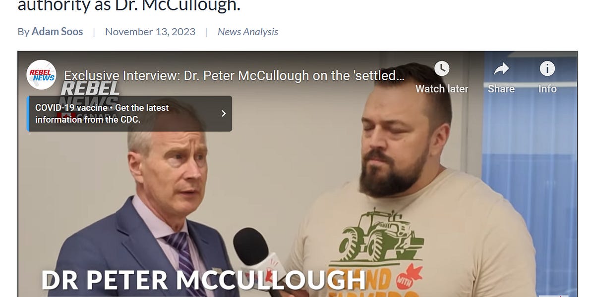 Exclusive Interview: American Cardiologist Dr. Peter McCullough Breaks ...