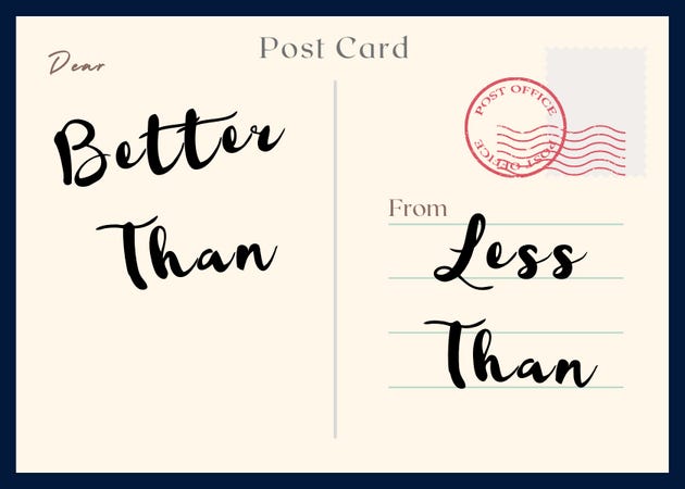 'Better Than, Less Than' Syndrome - Deep Space