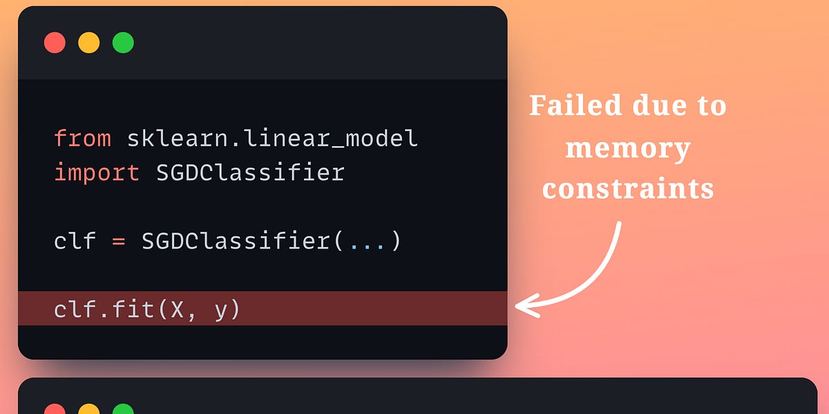 A Lesser-Known Feature of Sklearn To Train Models on Large Datasets