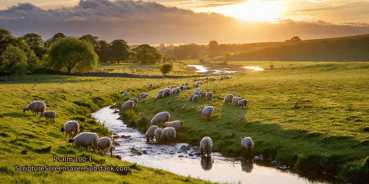 Knowing Who Created Us... - Scripture Screensaver