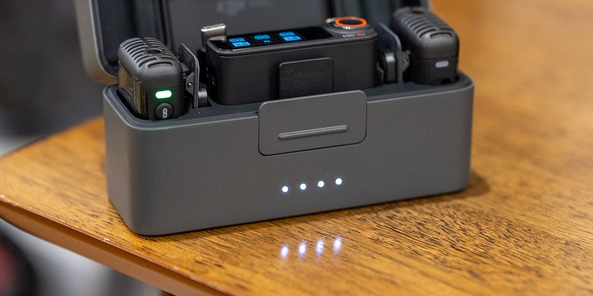 The DJI Mic 2 features Bluetooth connectivity, AI noise-canceling, and ...