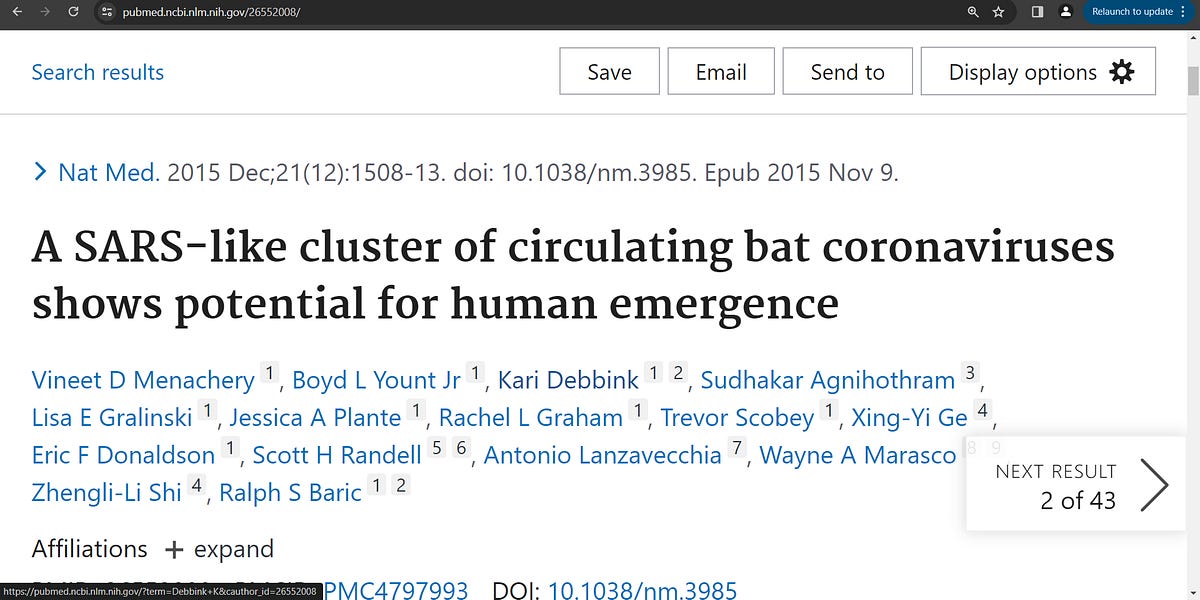 'A SARS-like cluster of circulating bat coronaviruses shows potential ...