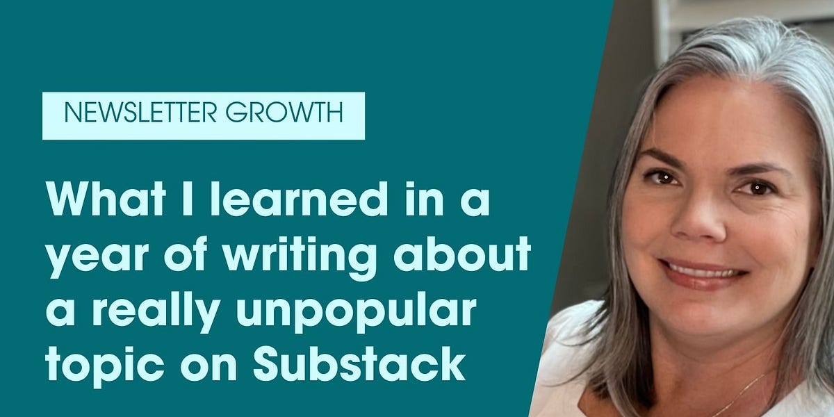 What I learned in a year of writing about a really unpopular topic