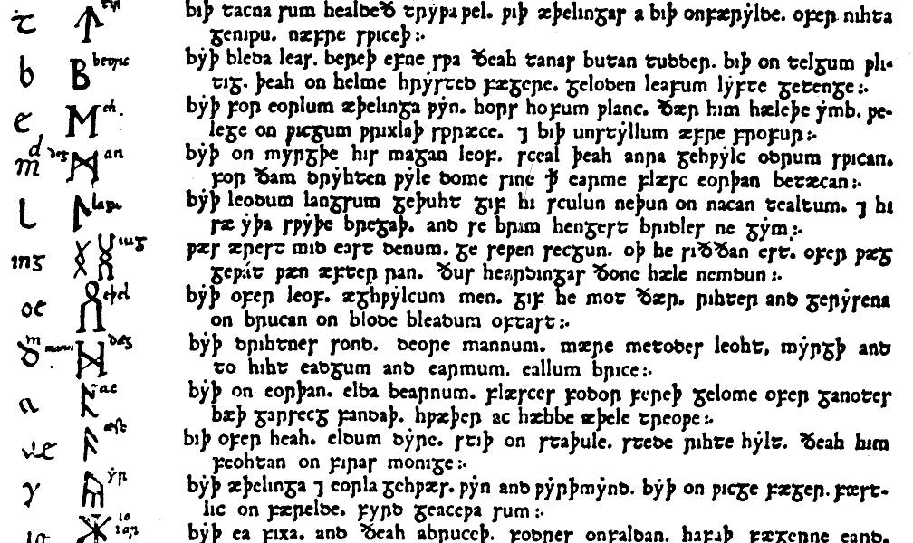 Anglo-Saxon Rune Poem - by Patrick ᛞ - Patrick’s Substack