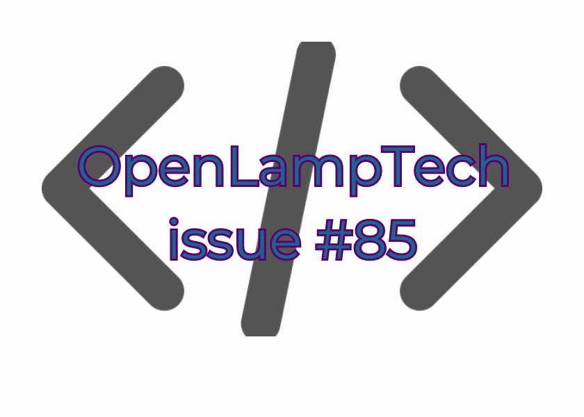 OpenLampTech issue #85 - by Josh Otwell - OpenLampTech