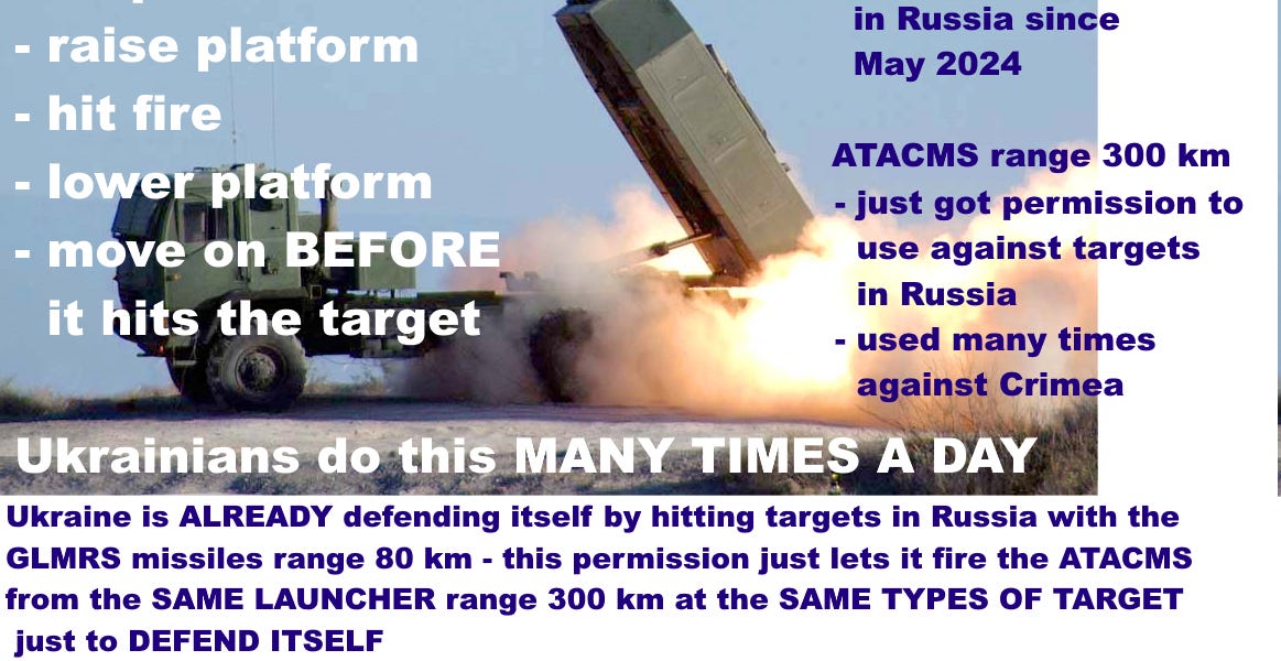 Ukraine’s permission to use its ATACMS for airfields and logistics hubs ...