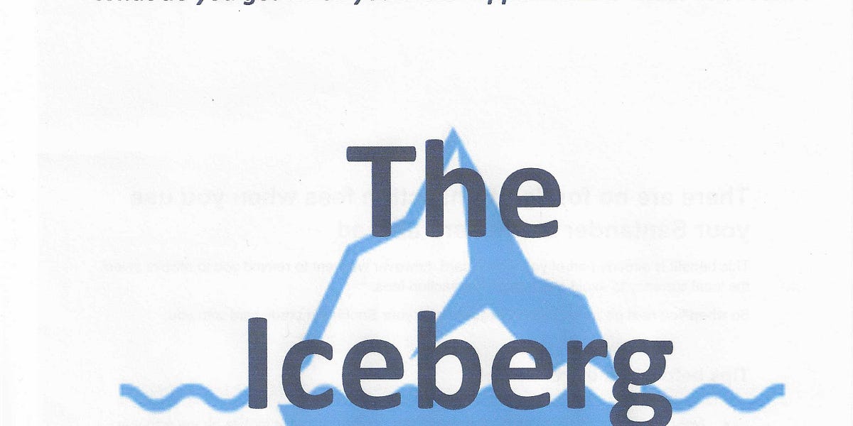 The Iceberg Guy - by Paul Franks - A Dive Into Darkness