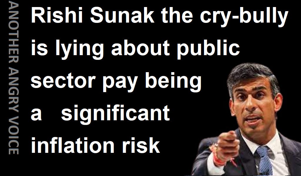 Rishi Sunak the cry-bully is wrong about inflation