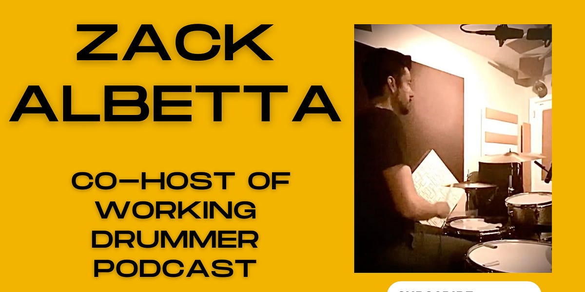 Zack Albetta - Co-Host of Working Drummer Podcast Zack Albetta - Co-Host of Working Drummer Podcast