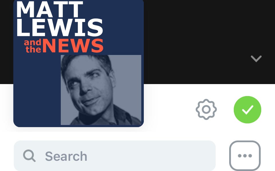 I'm a Guest on Matt Lewis and the News