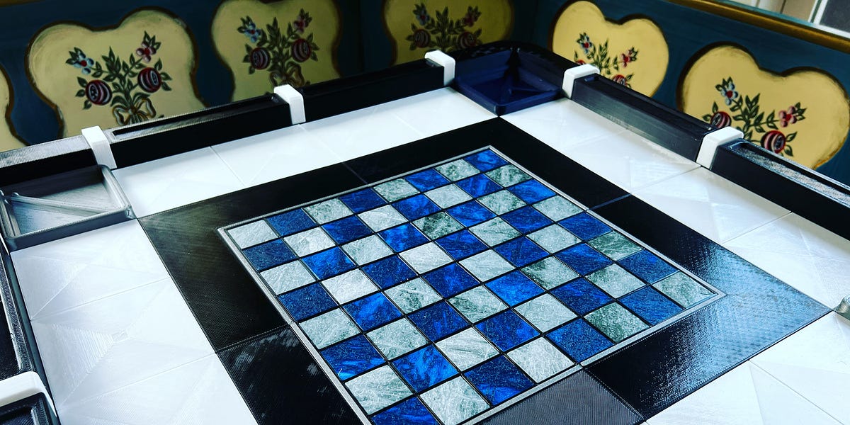 Designing a 3D Printed Chessboard in HueForge